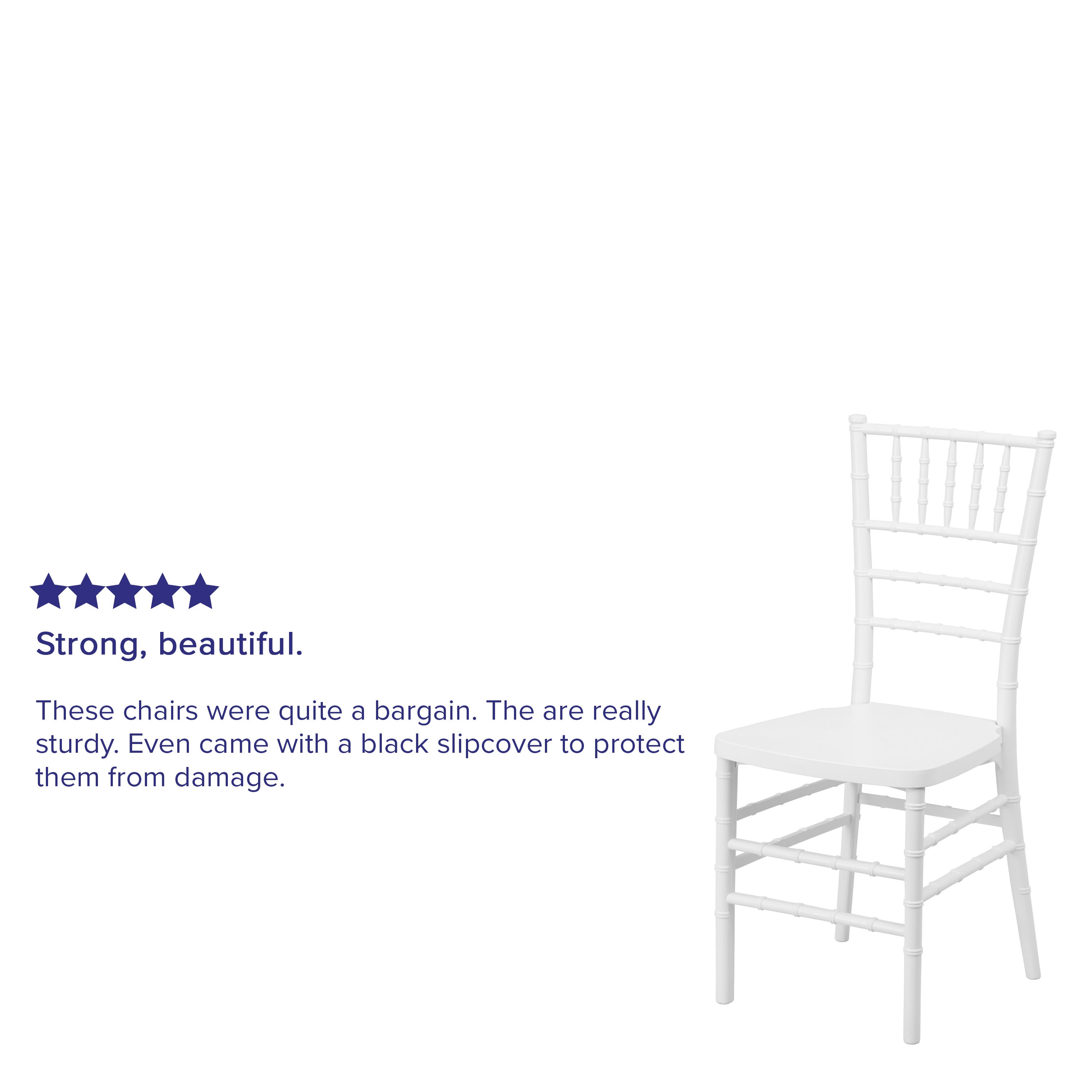 Flash furniture hercules premium series white resin stacking chiavari chair store